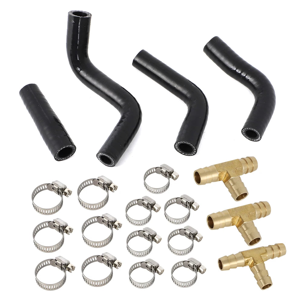 Upgrade Turbo Coolant Line Repair Hose Kit For BMW N63 X5 X6 50iX 550i ...